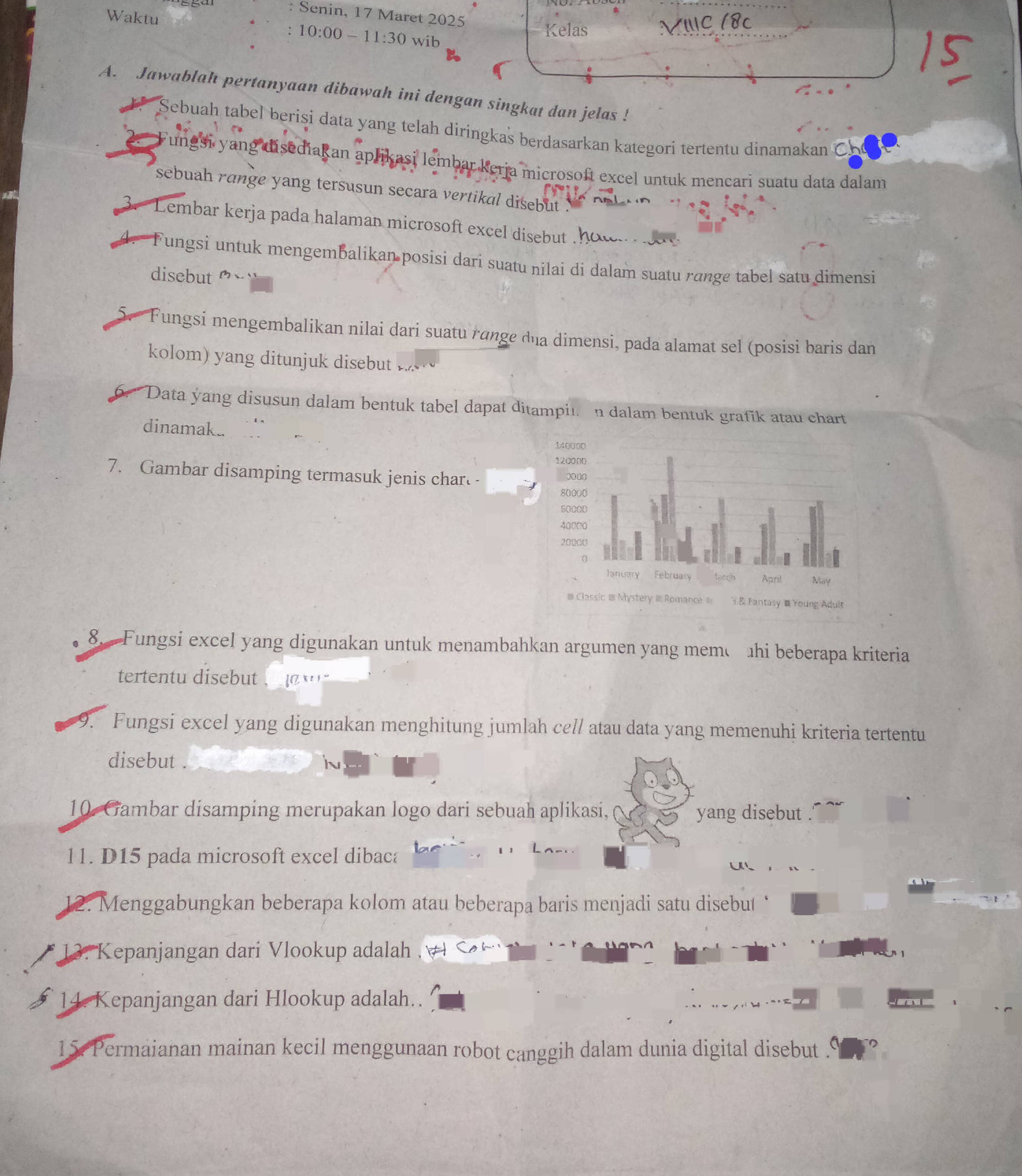 A. Jawablah pertanyaan dibawah ini dengan | StudyX