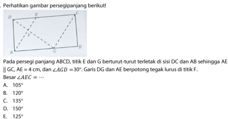 Perhatikan gambar persegipanjang berikut! | StudyX