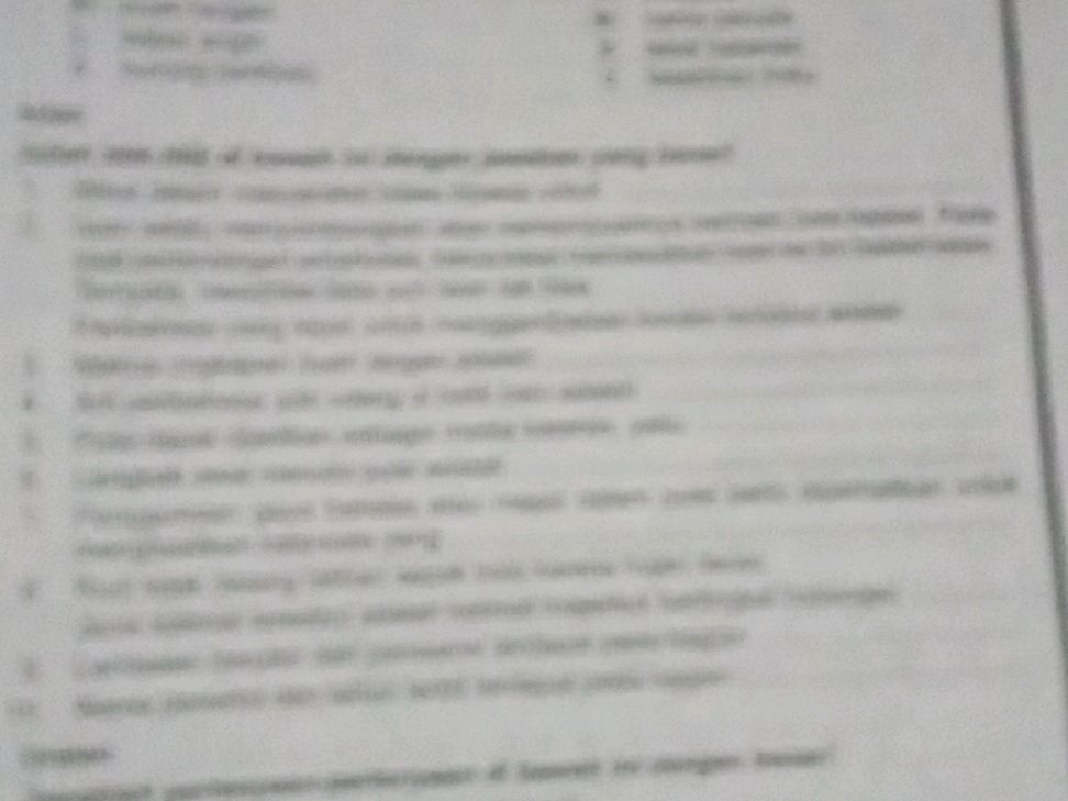 Soal-soal di bawah ini dengan jawaban yang | StudyX