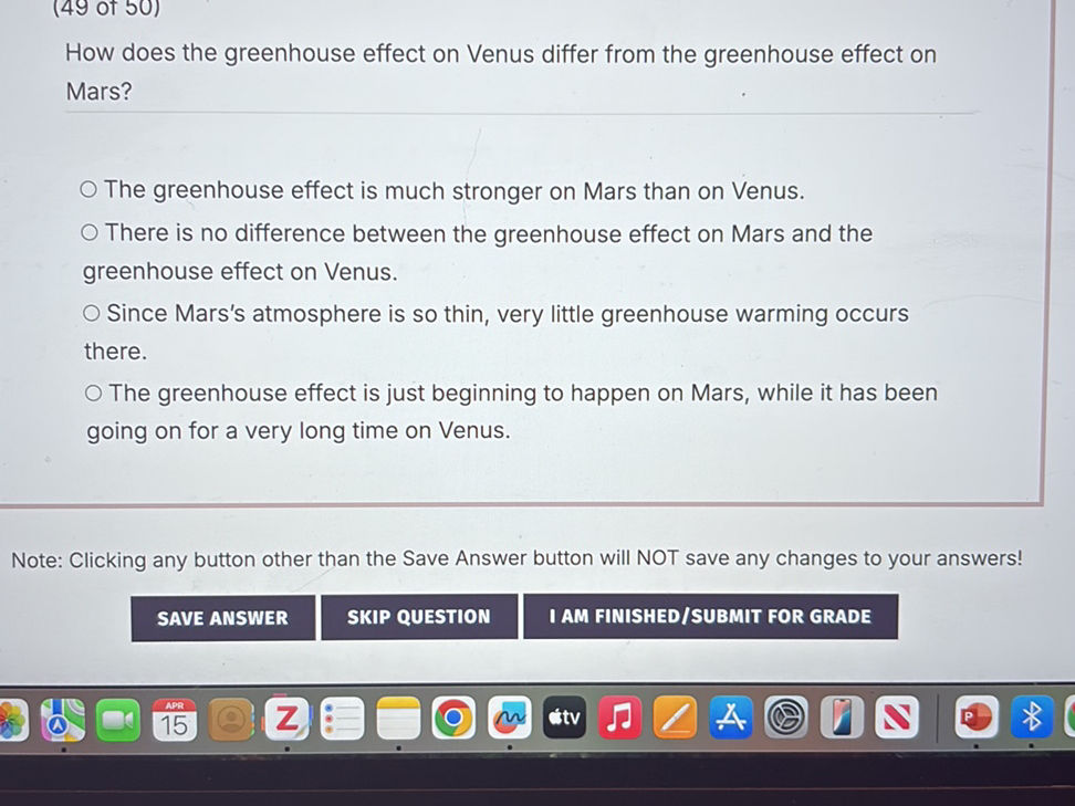 How does the greenhouse effect on Venus | StudyX