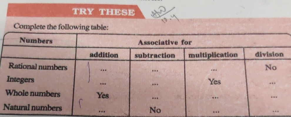 Complete the following table: | Numbers | | StudyX