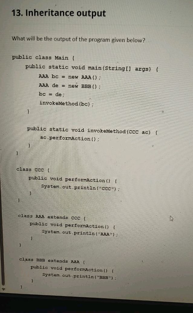 What will be the output of the program given | StudyX