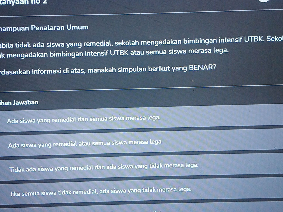 Berdasarkan informasi di atas, manakah | StudyX