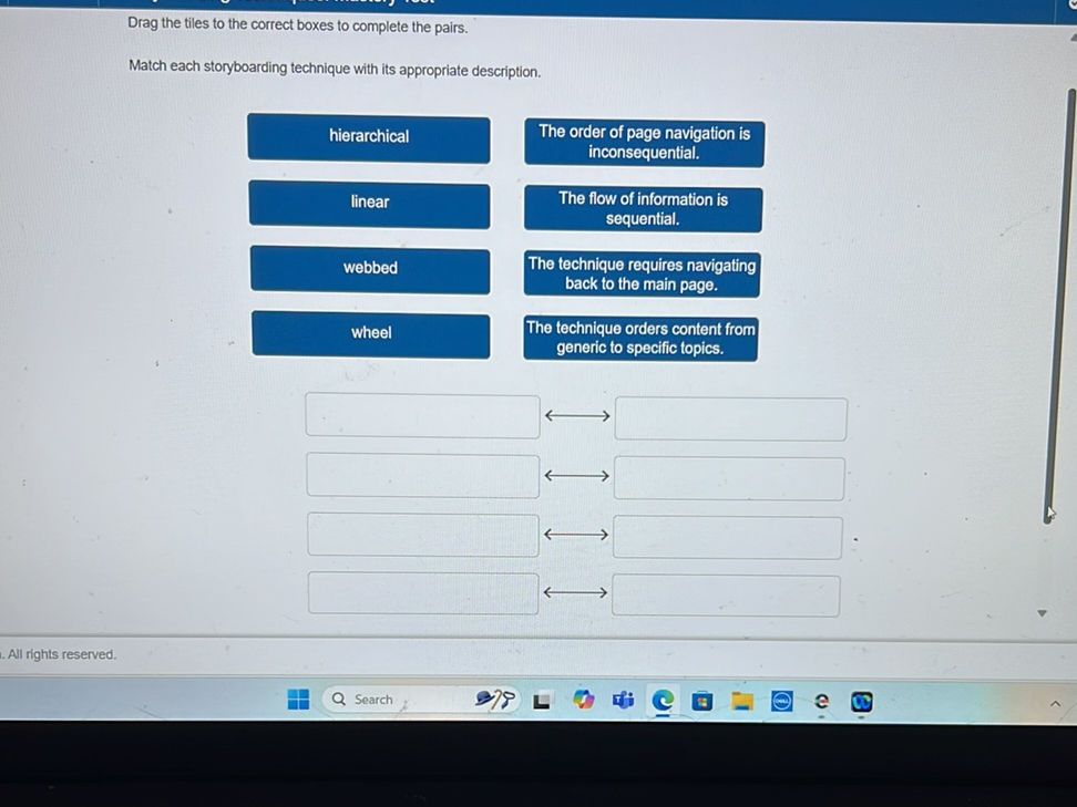 Drag the tiles to the correct boxes to | StudyX
