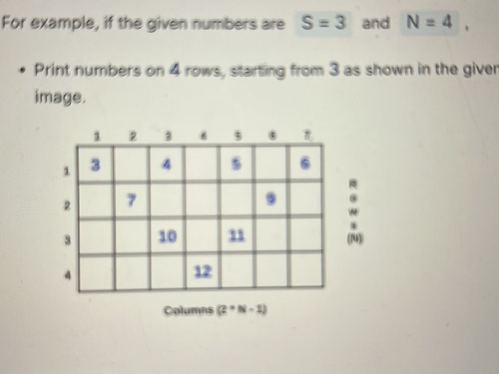 For example, if the given numbers are S = 3 | StudyX