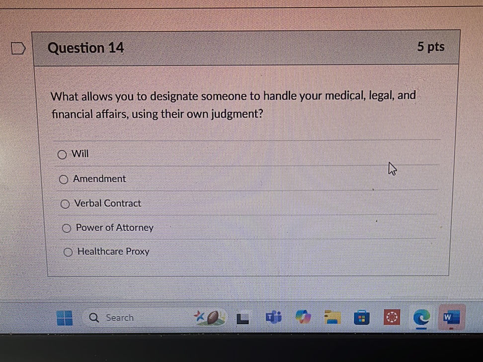 What allows you to designate someone to | StudyX