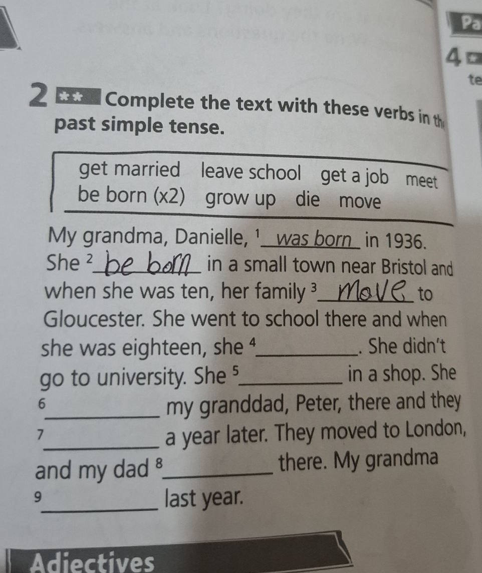 Complete the text with these verbs in the | StudyX