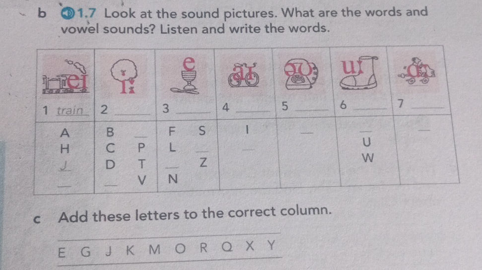 b 1.7 Look at the sound pictures. What are | StudyX