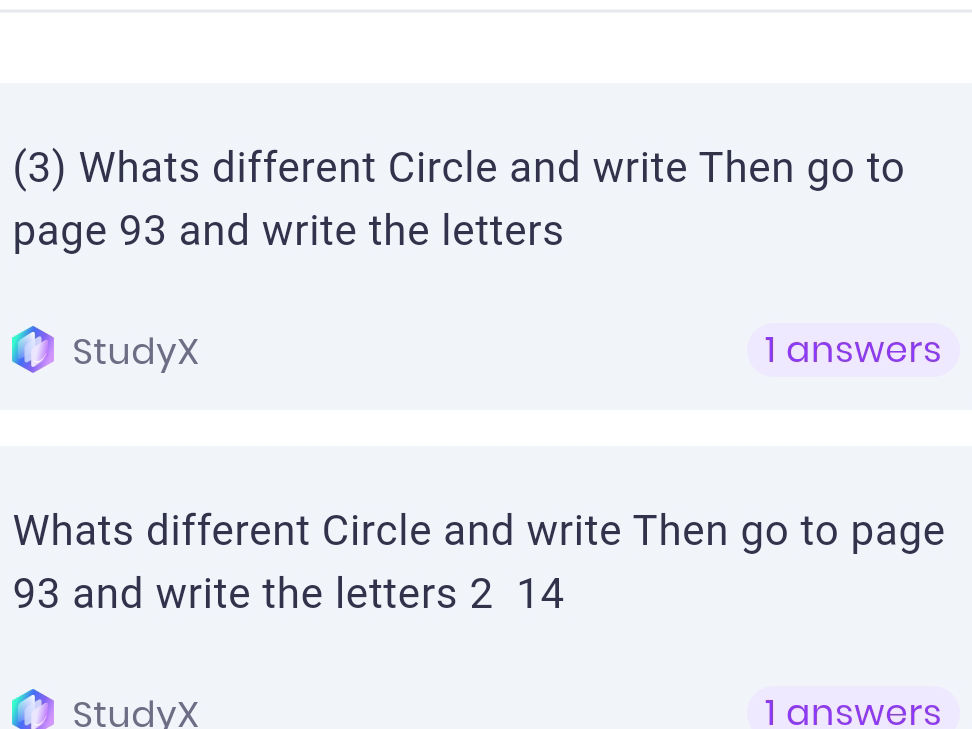 (3) Whats different Circle and write Then go | StudyX