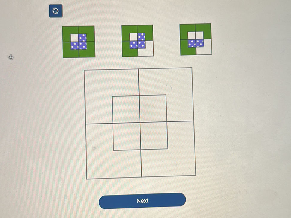 The image presents a pattern recognition | StudyX