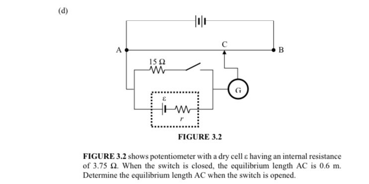 FIGURE 3.2 shows potentiometer with a dry | StudyX