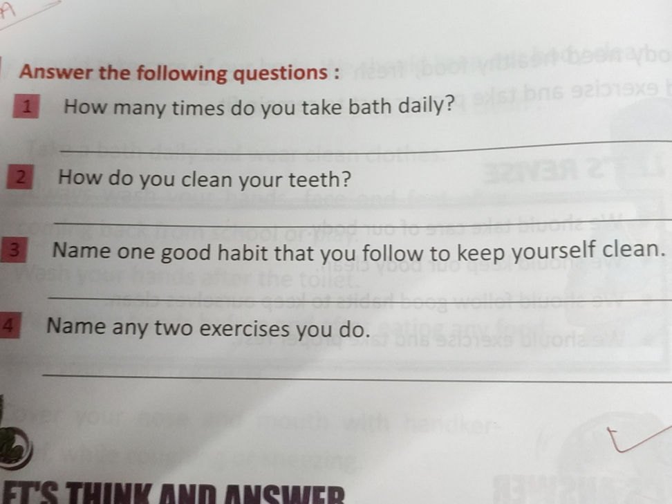 Answer the following questions : 1 How many | StudyX