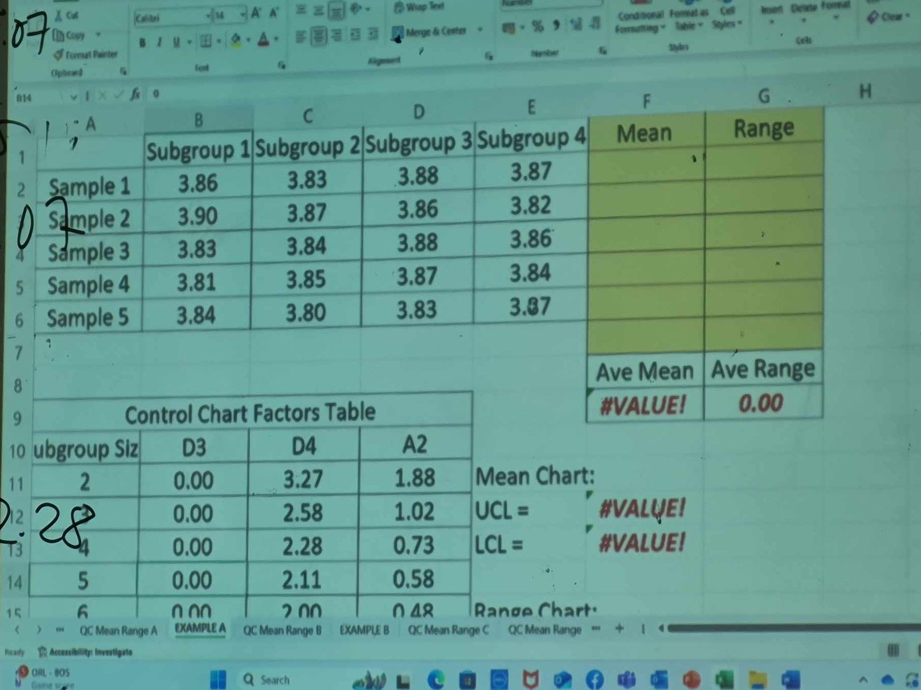 Sample Data: | | Subgroup 1 | Subgroup 2 | | StudyX