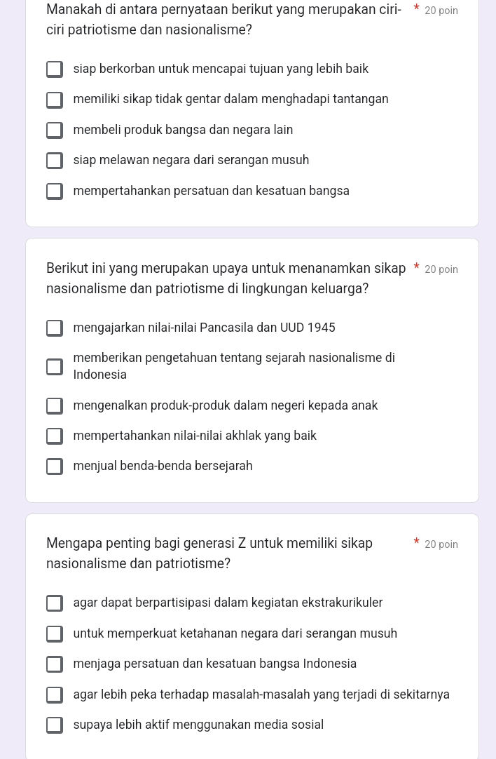 Manakah di antara pernyataan berikut yang | StudyX