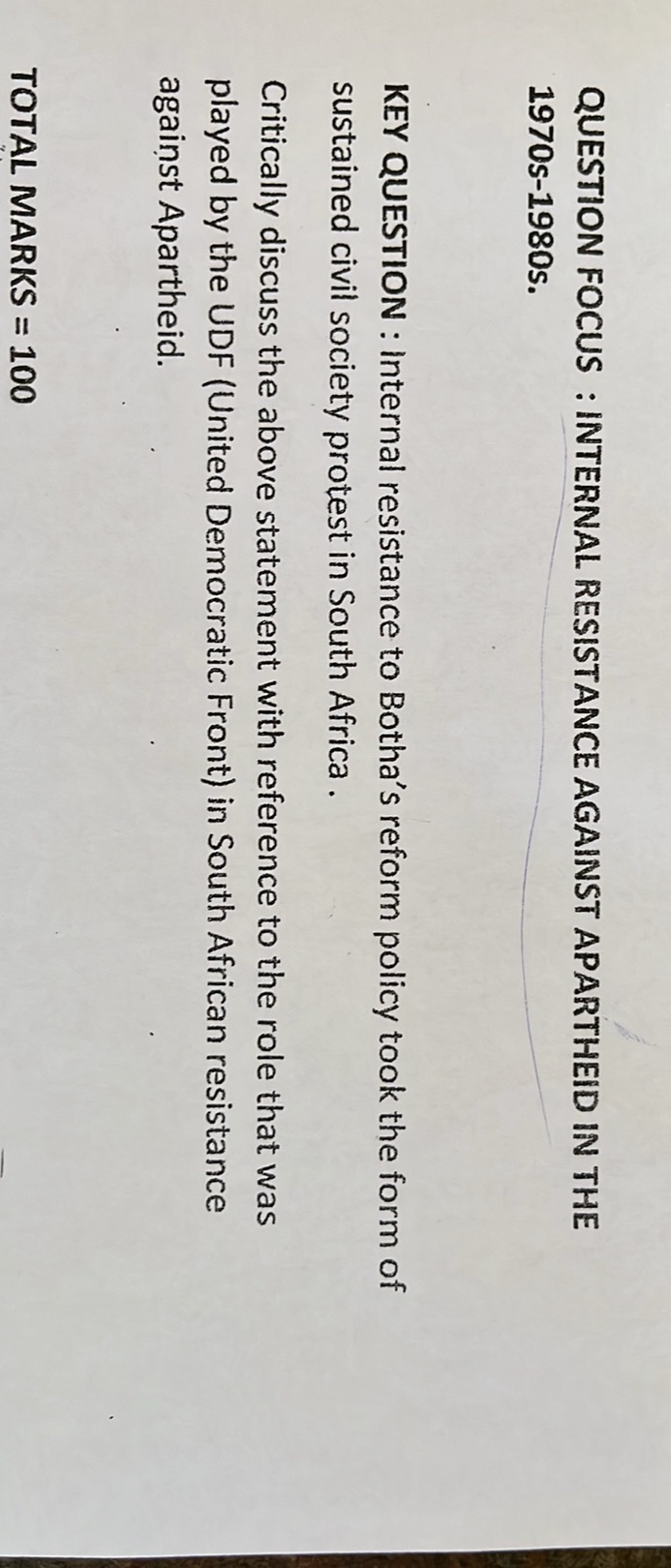 QUESTION FOCUS : INTERNAL RESISTANCE AGAINST | StudyX
