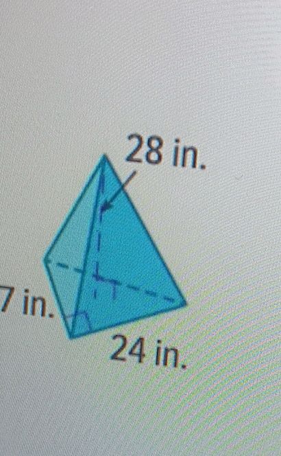 The image shows a 3D shape with dimensions | StudyX