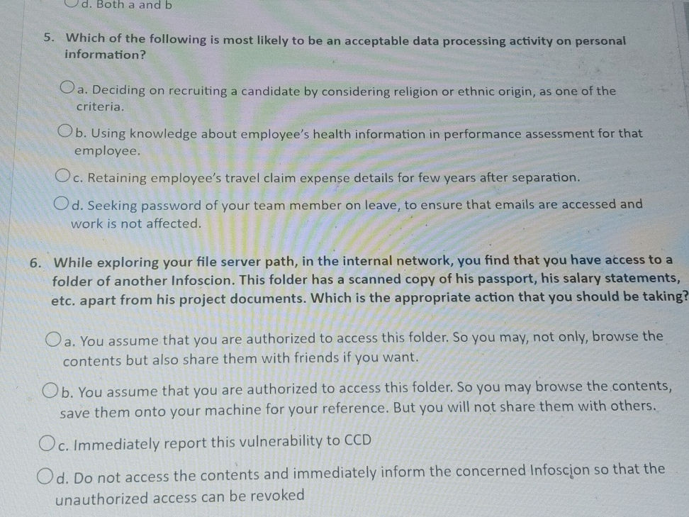 5. Which of the following is most likely to | StudyX