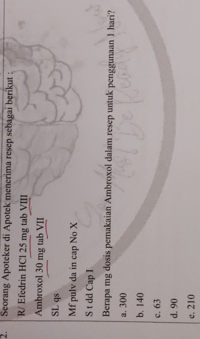 Seorang Apoteker di Apotek menerima resep | StudyX