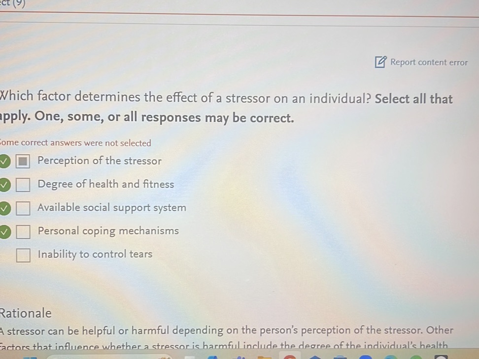 Which factor determines the effect of a | StudyX