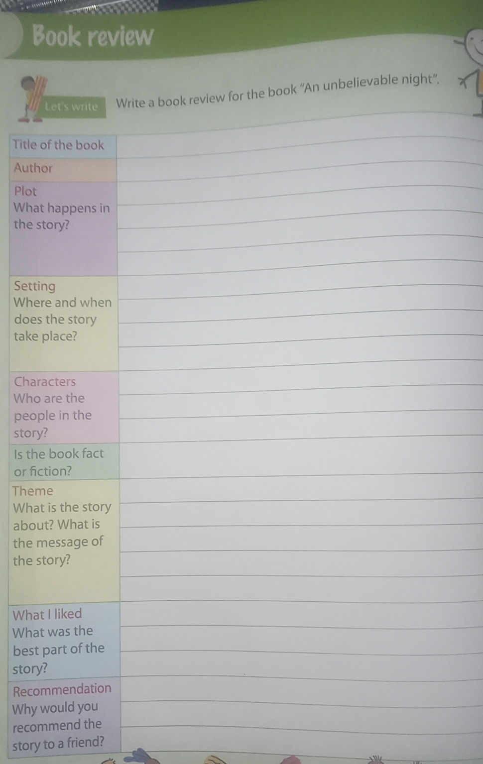 Write a book review for the book "An | StudyX