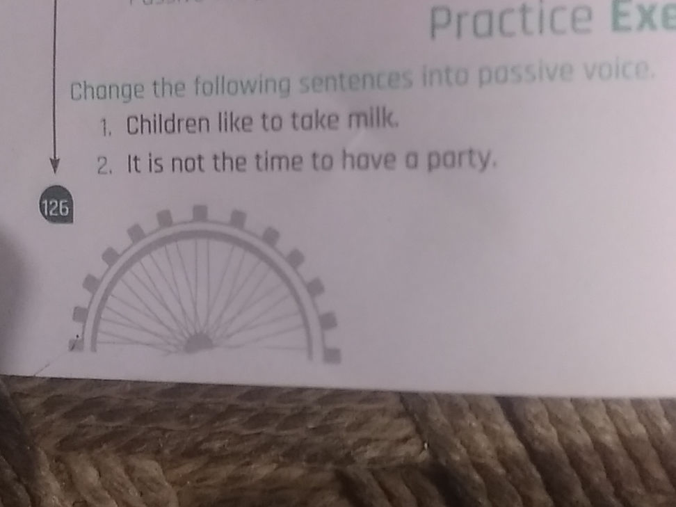 Change the following sentences into passive | StudyX