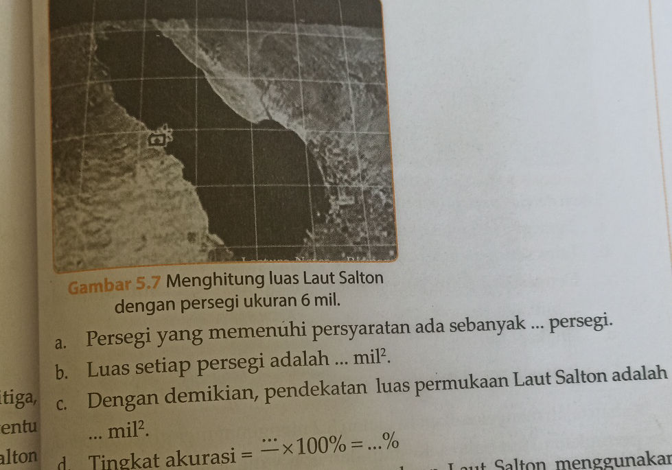 Gambar 5.7 Menghitung luas Laut Salton | StudyX
