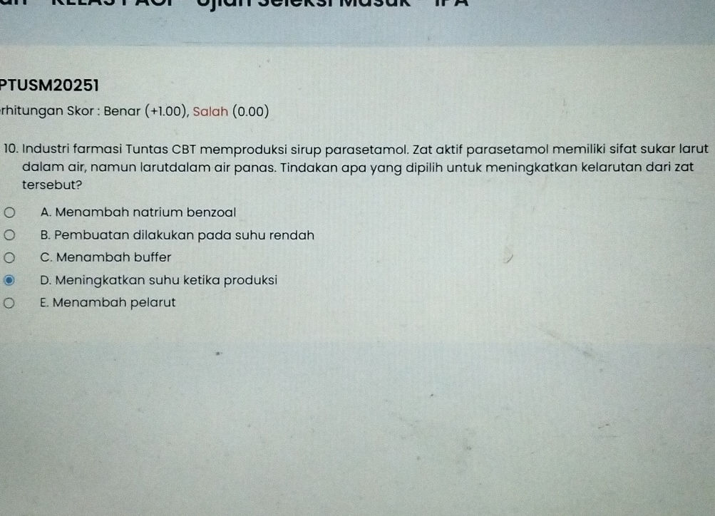 10. Industri farmasi Tuntas CBT memproduksi | StudyX