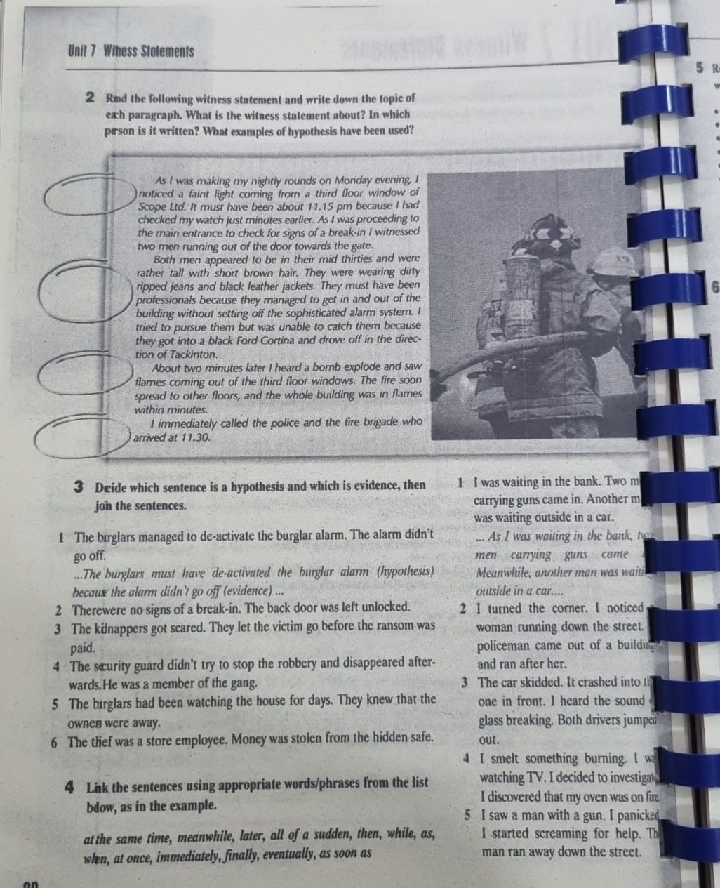 2 Read the following witness statement and | StudyX