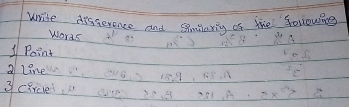 Write difference and similarity of the | StudyX