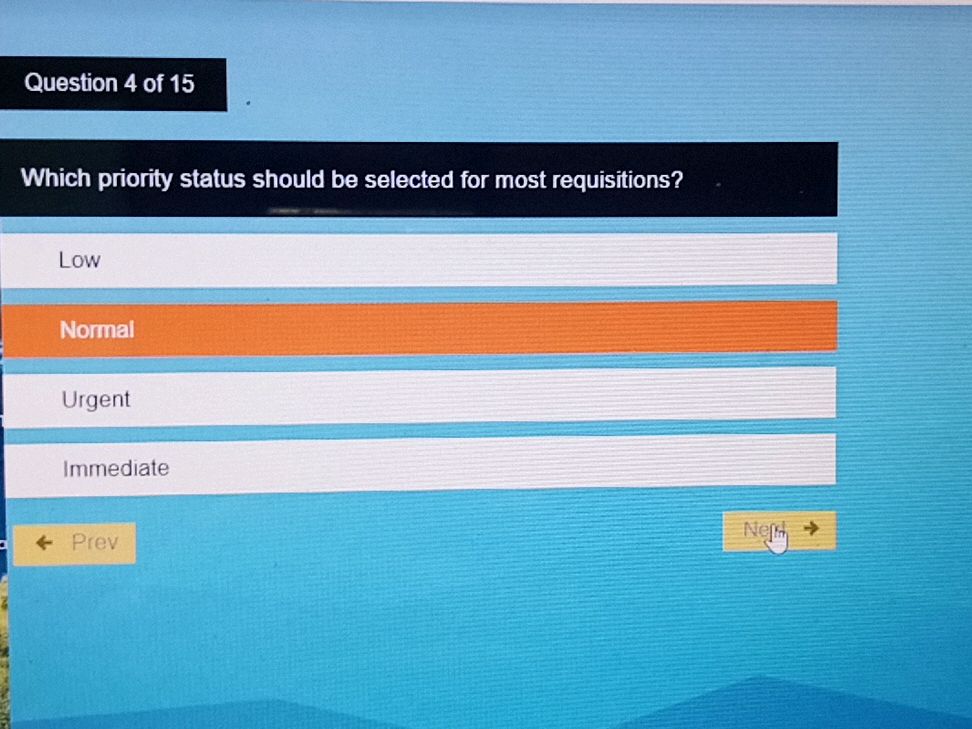 Which priority status should be selected for | StudyX
