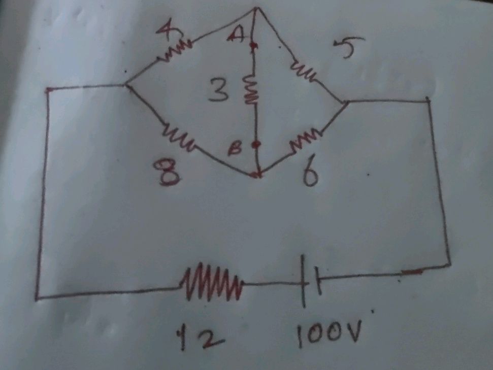 The image shows a Wheatstone bridge circuit | StudyX