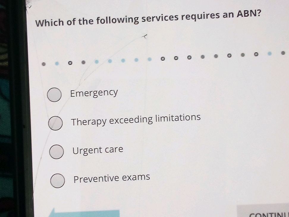 Which of the following services requires an | StudyX