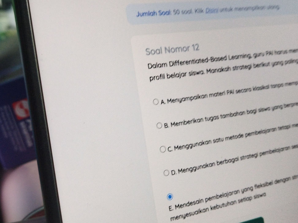 Soal Nomor 12 Dalam Differentiated-Based | StudyX
