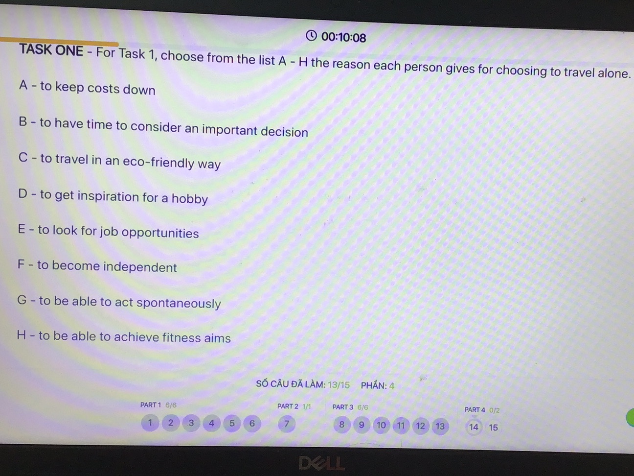 TASK ONE - For Task 1, choose from the list | StudyX