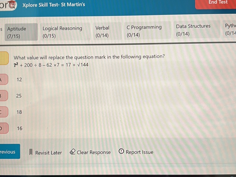 What value will replace the question mark in | StudyX