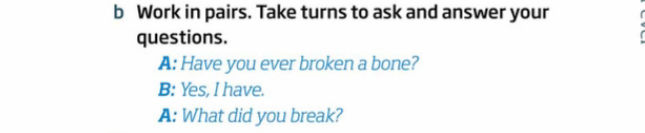 Work in pairs. Take turns to ask and answer | StudyX