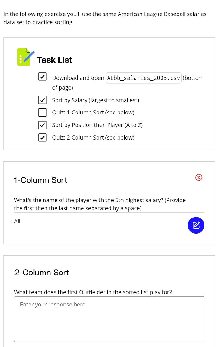 In the following exercise you'll use the | StudyX
