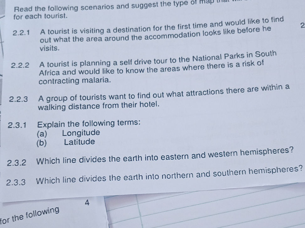 Read the following scenarios and suggest the | StudyX