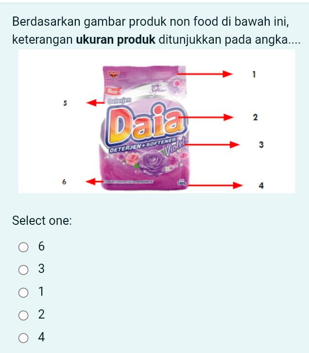 Berdasarkan gambar produk non food di bawah | StudyX