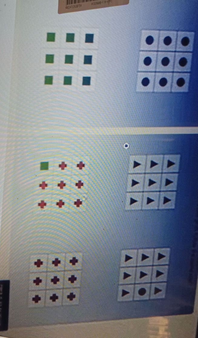 The image presents a pattern recognition | StudyX