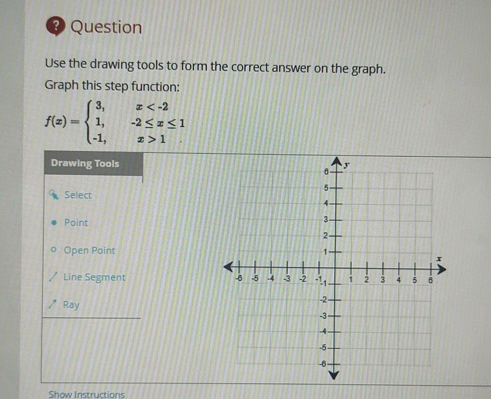 Use the drawing tools to form the correct | StudyX
