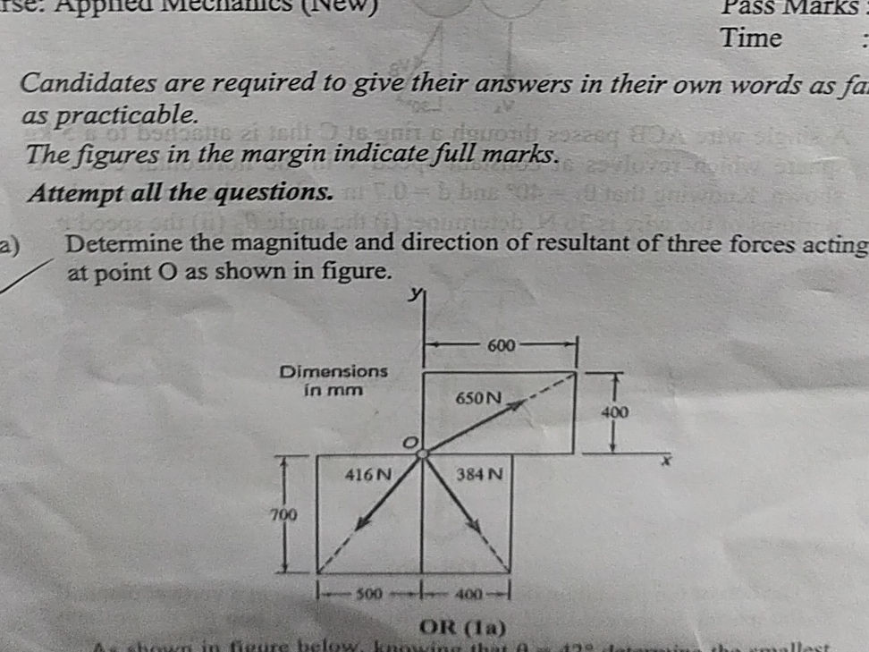 Determine the magnitude and direction of | StudyX