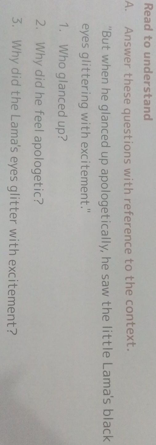A. Answer these questions with reference to | StudyX