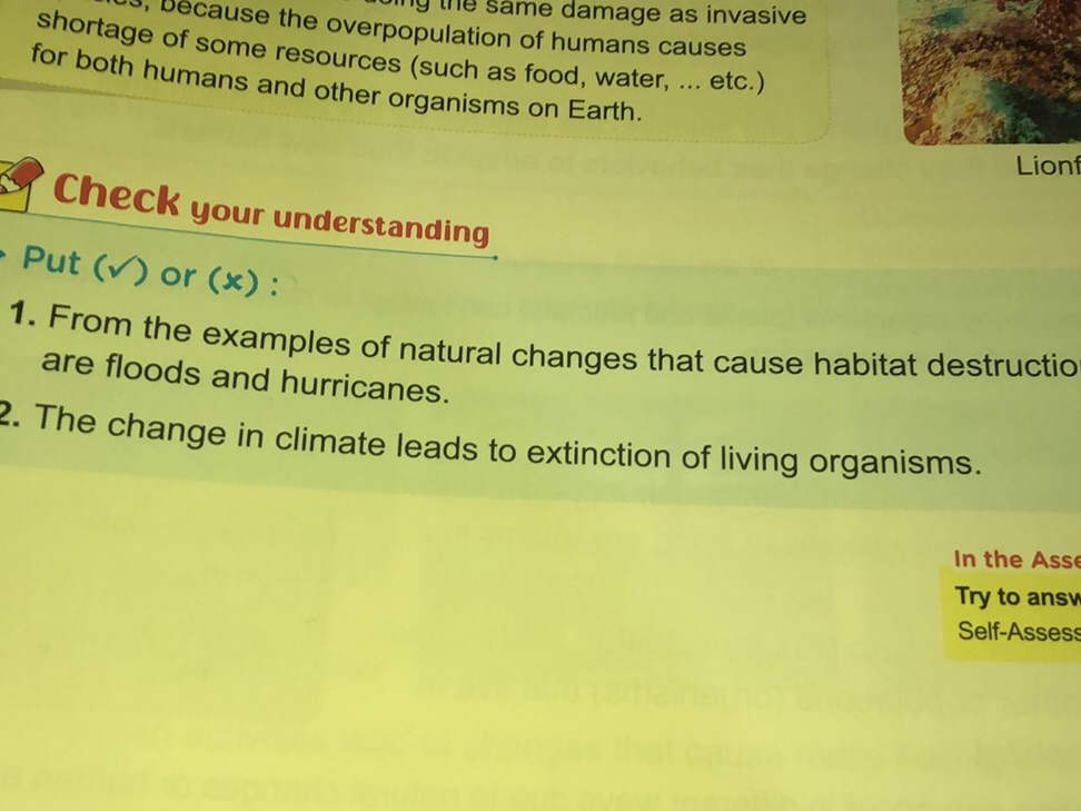 Put (v) or (x) : 1. From the examples of | StudyX