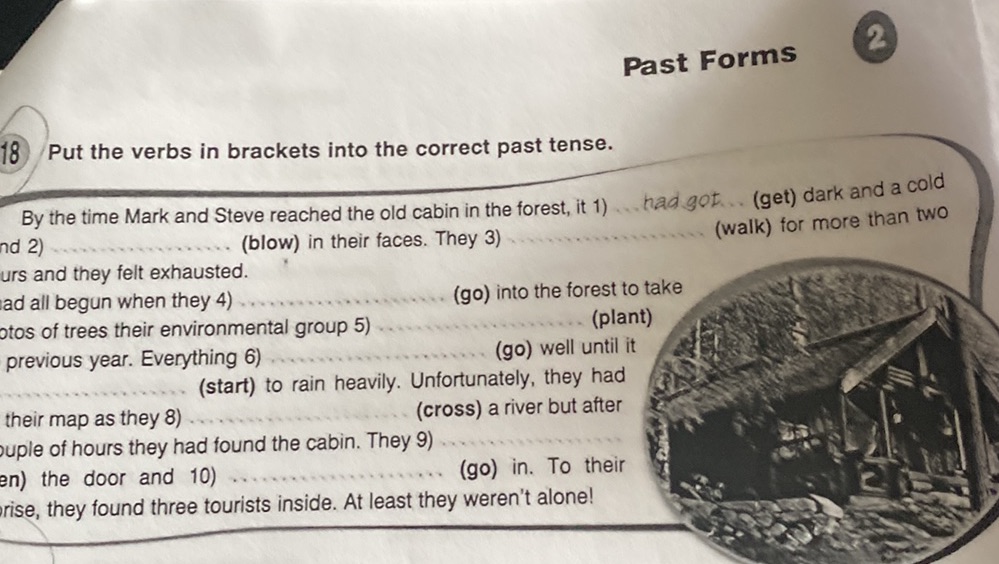 18 Put the verbs in brackets into the | StudyX