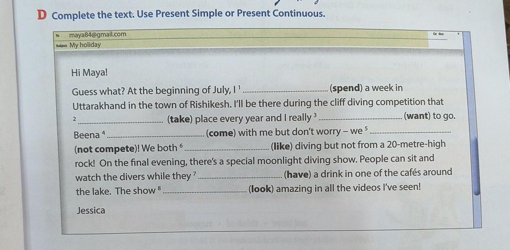 Complete the text. Use Present Simple or | StudyX