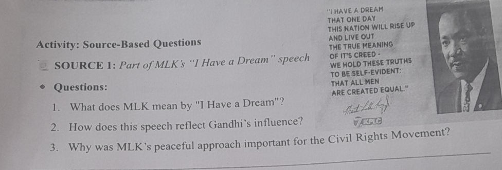 Activity: Source-Based Questions SOURCE 1: | StudyX