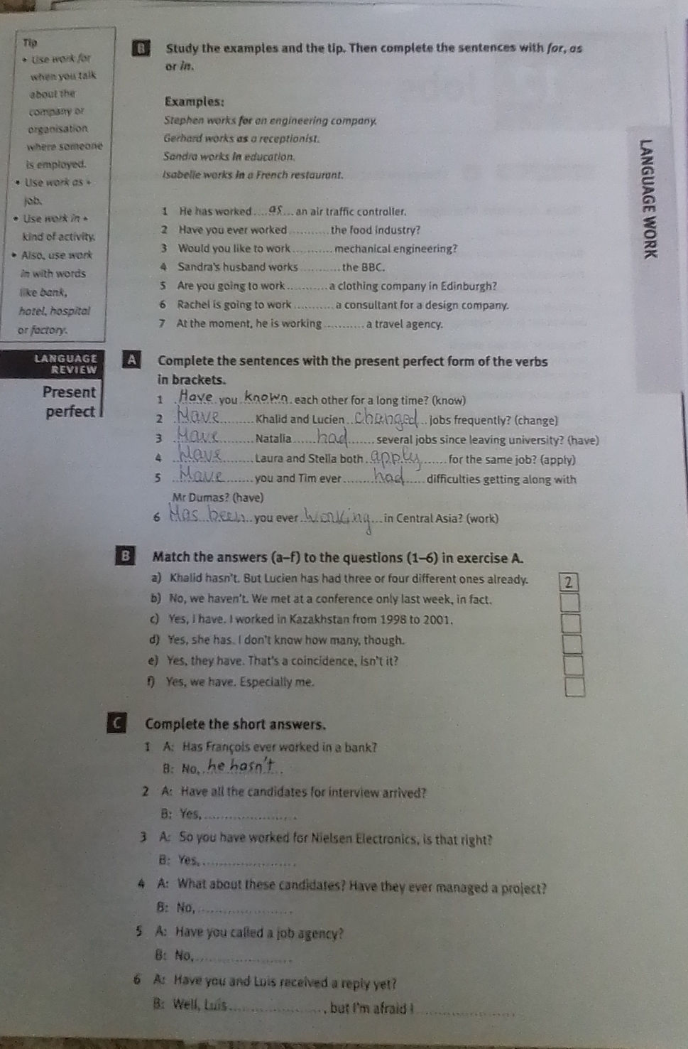 B Study the examples and the tip. Then | StudyX