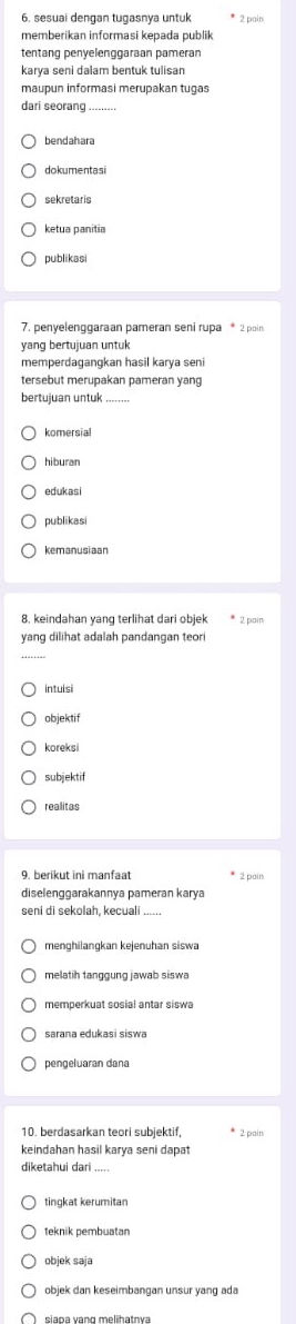 6. sesuai dengan tugasnya untuk memberikan | StudyX
