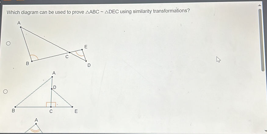 Which diagram can be used to prove $ ABC | StudyX